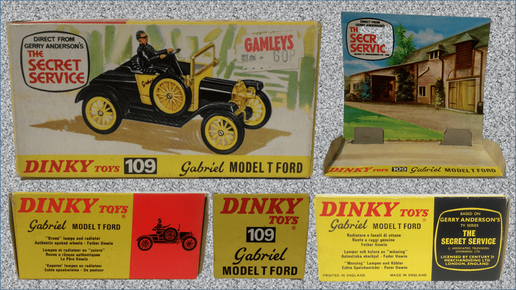 109: Gabriel, Model T Ford – Dinky Toys: TV Shows, Space and Specials